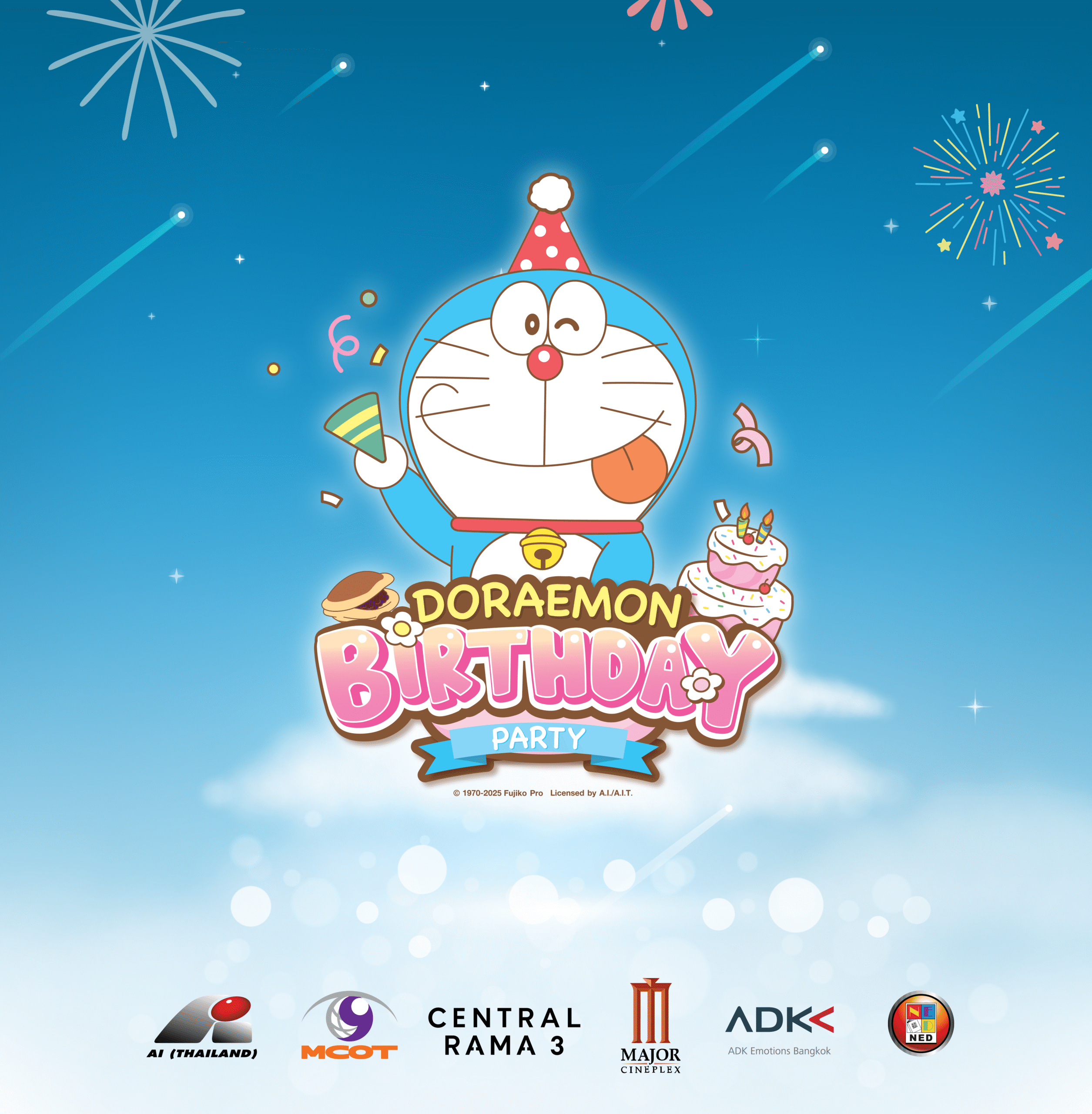 Doraemon Birthday Party ครั้งแรกในไทย - Aithailand